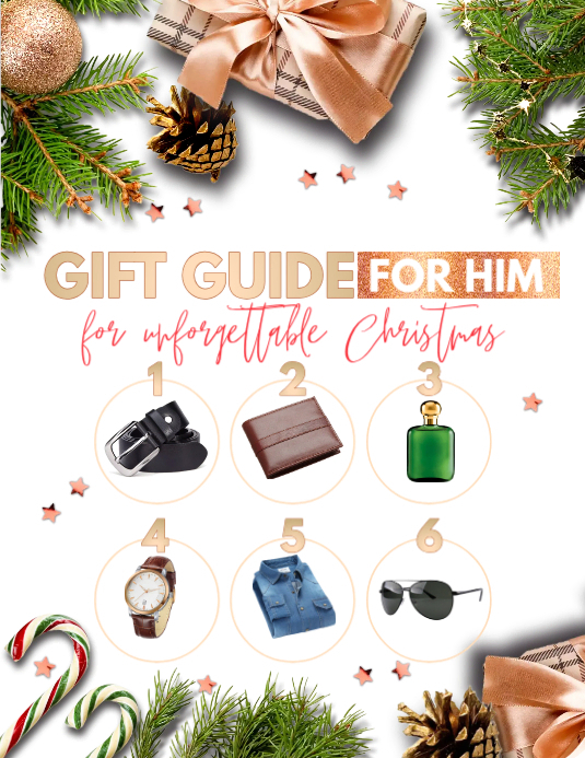 Christmas Gift Guide Template | PosterMyWall
