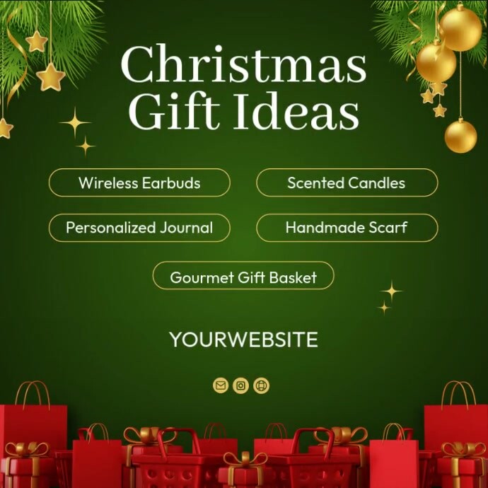 Plantilla de Christmas Gift Ideas | PosterMyWall