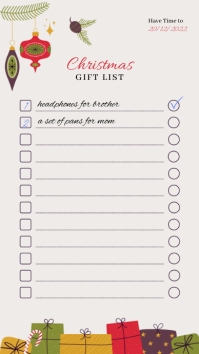 Christmas Gift Template | PosterMyWall