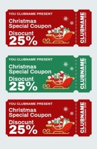 Special Christmas Voucher Coupon Template | PosterMyWall