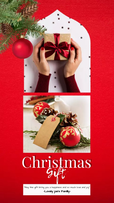 Christmas Gift Template | PosterMyWall