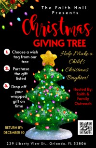 Holiday Giving Tree Template | PosterMyWall