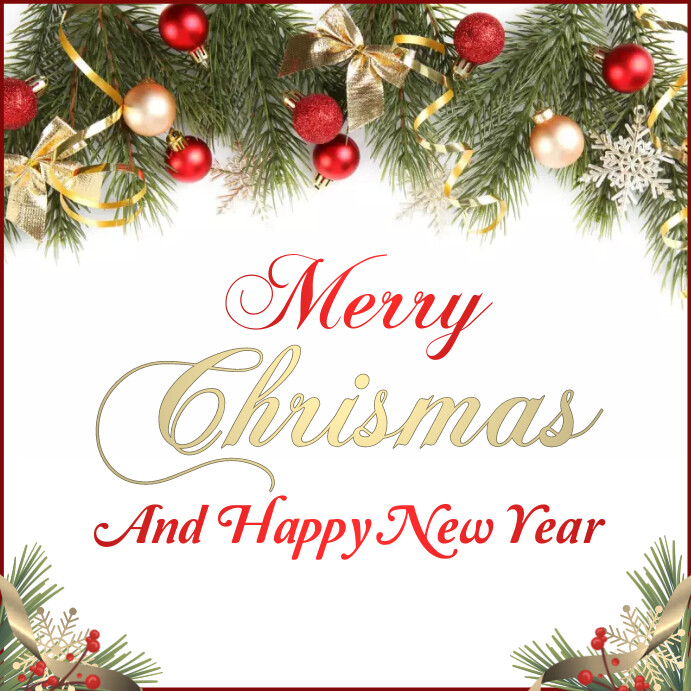 christmas greeting card Template | PosterMyWall
