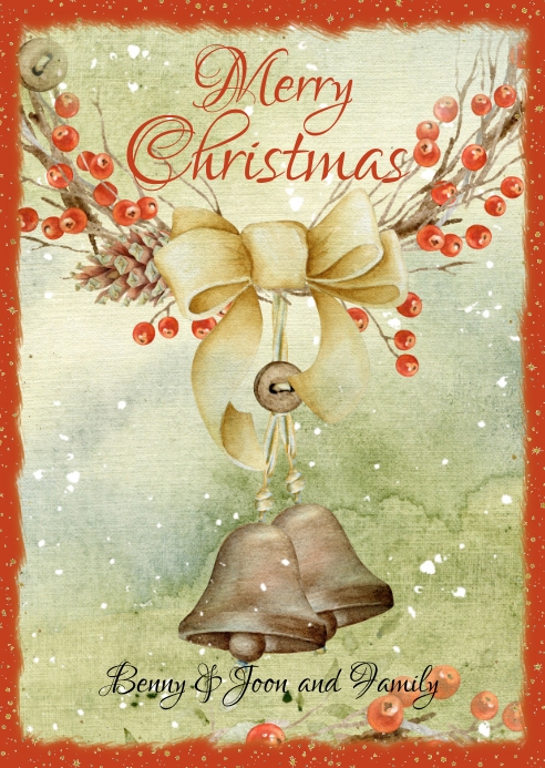Christmas Greeting Card Template | PosterMyWall
