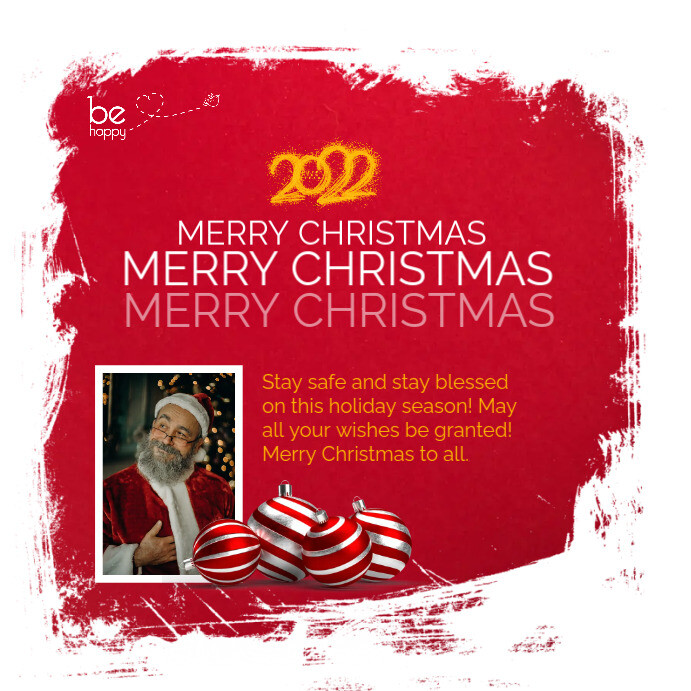 Christmas Greeting Card Template | PosterMyWall