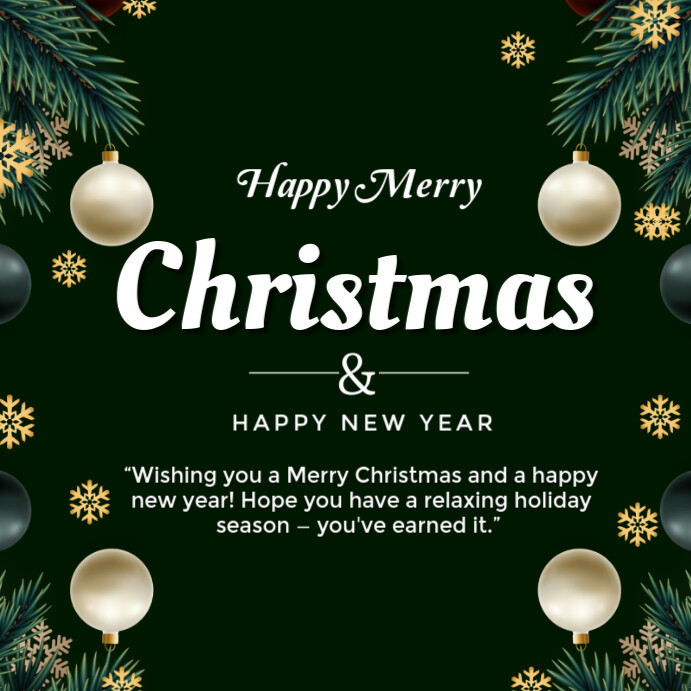 Christmas greeting card Template | PosterMyWall