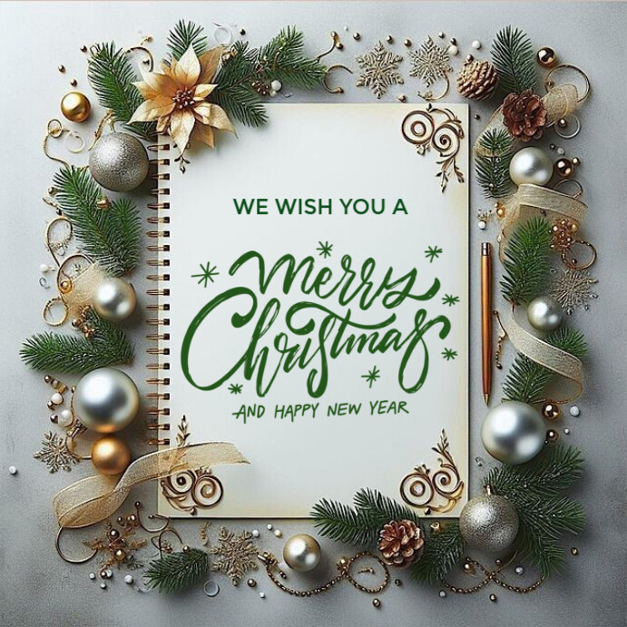 Christmas greeting card Template | PosterMyWall