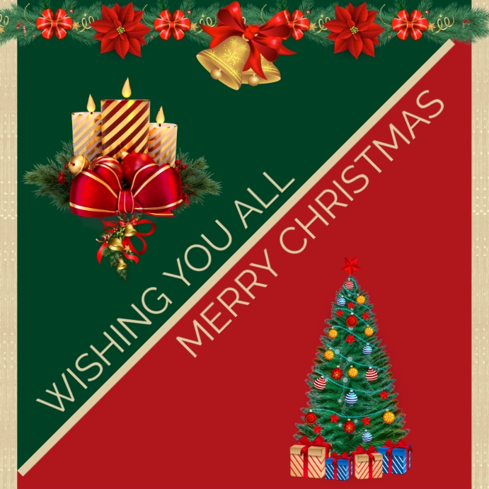 Christmas greeting card Template | PosterMyWall