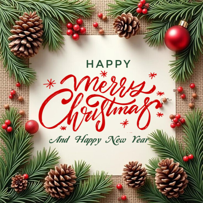 Christmas greeting card Template | PosterMyWall