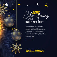 CHRISTMAS GREETING CARD HAPPY CHRISTMAS AND Template | PosterMyWall