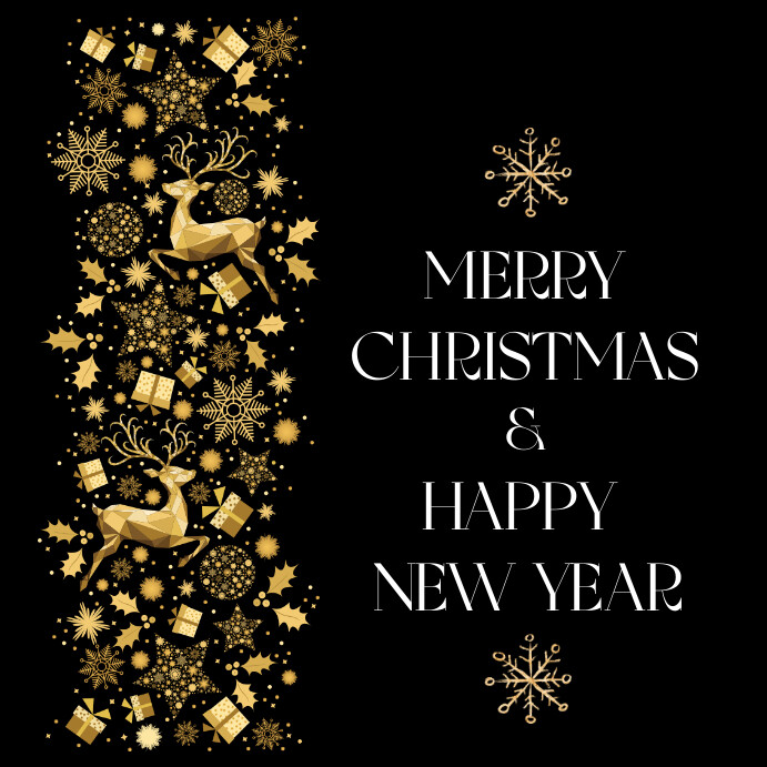 christmas greeting flyer Template | PosterMyWall