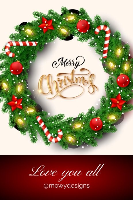 Christmas Greeting Poster Template | PosterMyWall