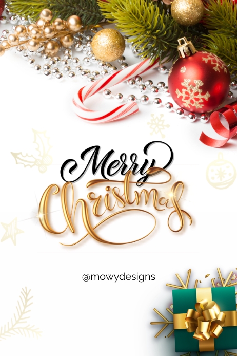 Christmas Greeting Poster Template | PosterMyWall