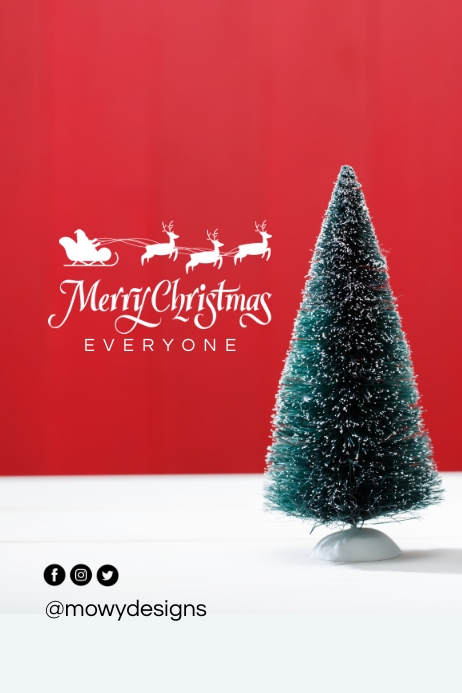 Christmas Greeting Poster Template | PosterMyWall