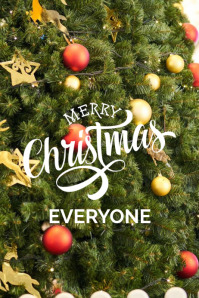 Christmas greetings poster Template | PosterMyWall