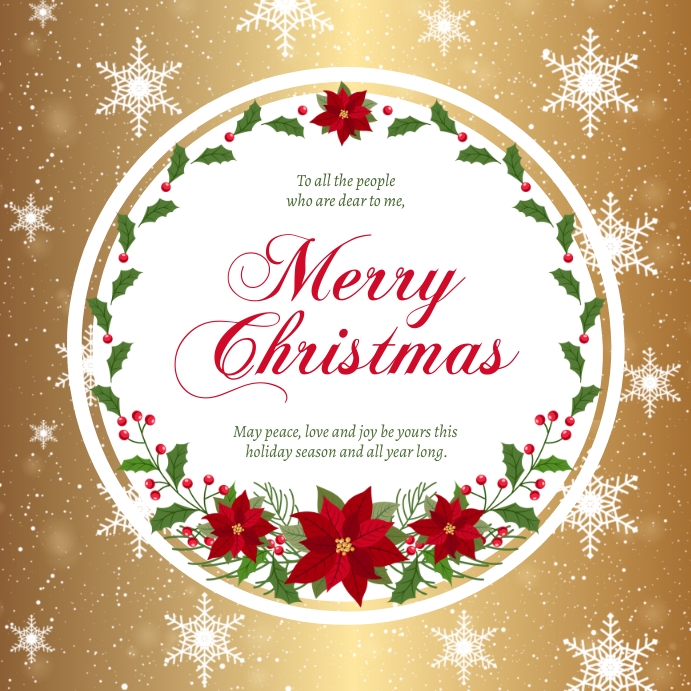 Christmas Greeting Template | PosterMyWall