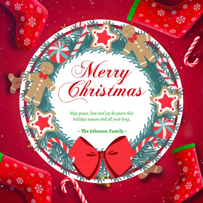 Christmas Greeting Template | PosterMyWall