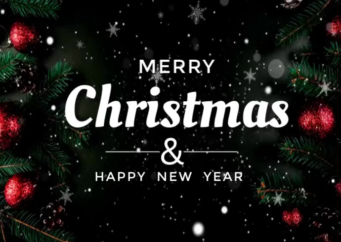 Christmas greeting video Template | PosterMyWall