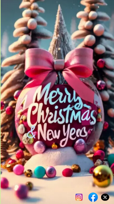 Christmas Greetings background Template | PosterMyWall