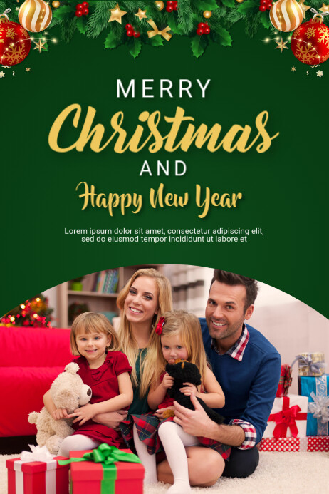 Christmas Greetings Banner Template | PosterMyWall