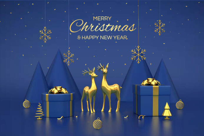 Christmas Greetings Cover Ads Template | PosterMyWall