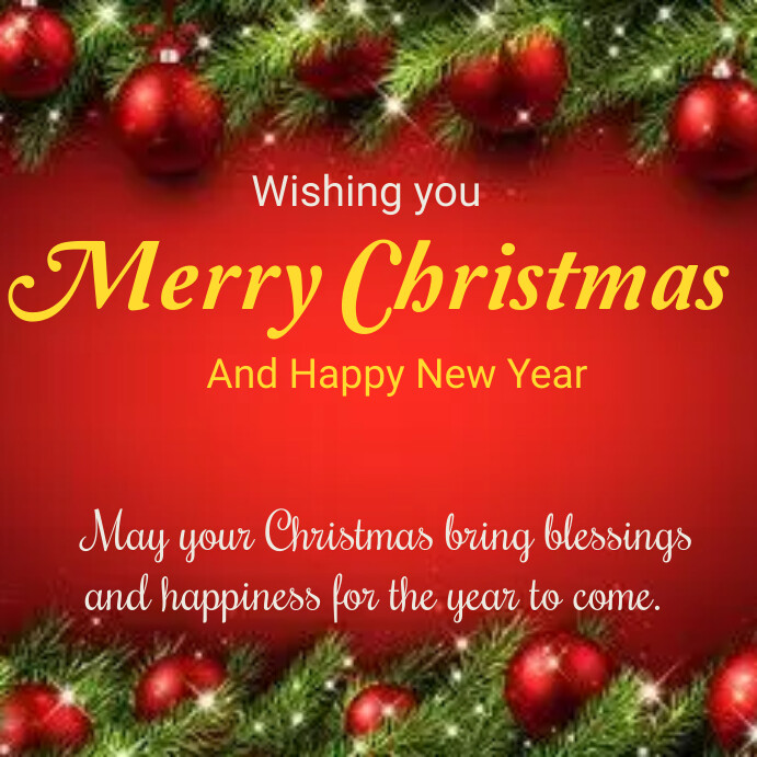 Christmas greetings Template | PosterMyWall