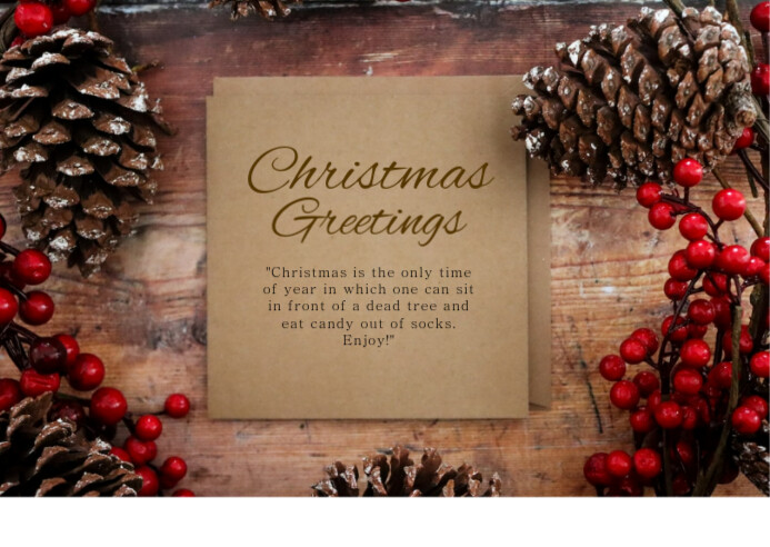 Christmas Greetings Template | PosterMyWall