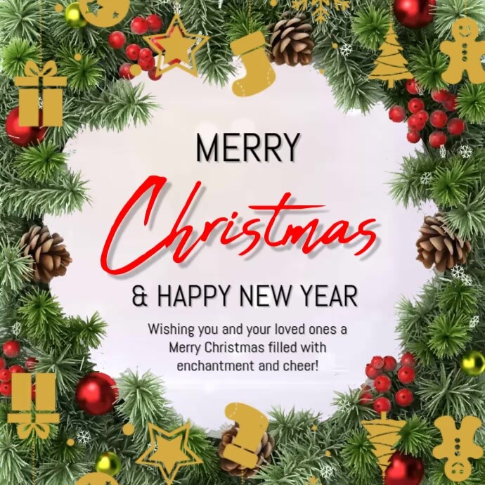 Christmas Greetings Template | PosterMyWall