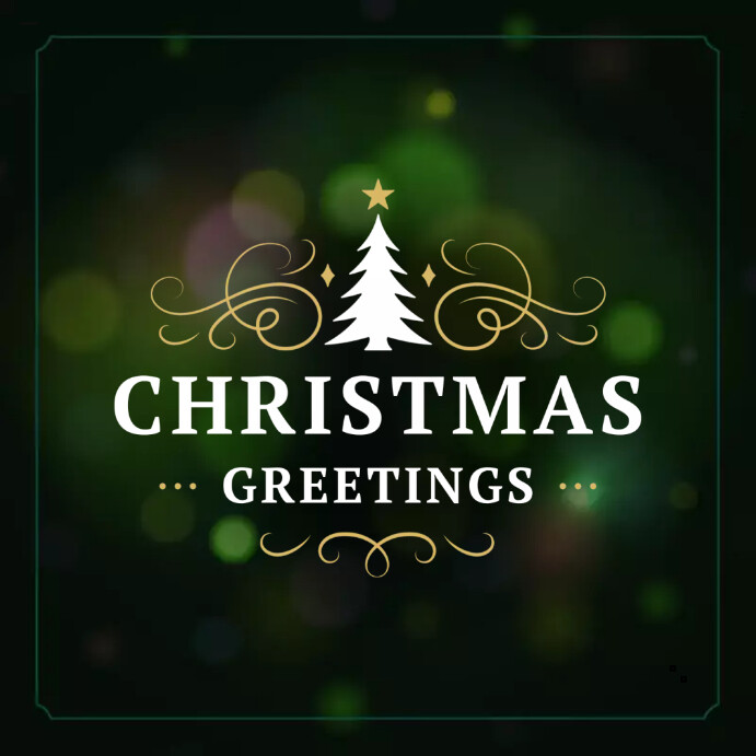 Christmas Greetings Template | PosterMyWall
