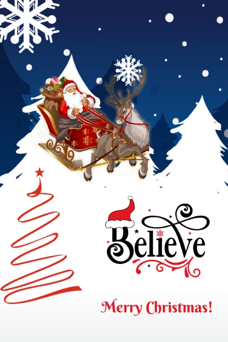 Christmas greetings Template | PosterMyWall