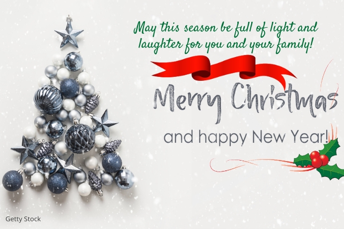 Christmas Greetings Template | PosterMyWall