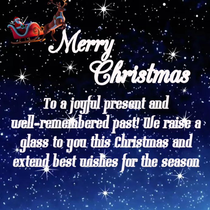 Christmas Greetings Template | PosterMyWall
