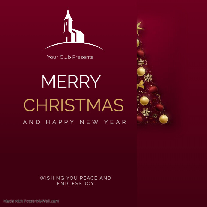 christmas greetings Template | PosterMyWall