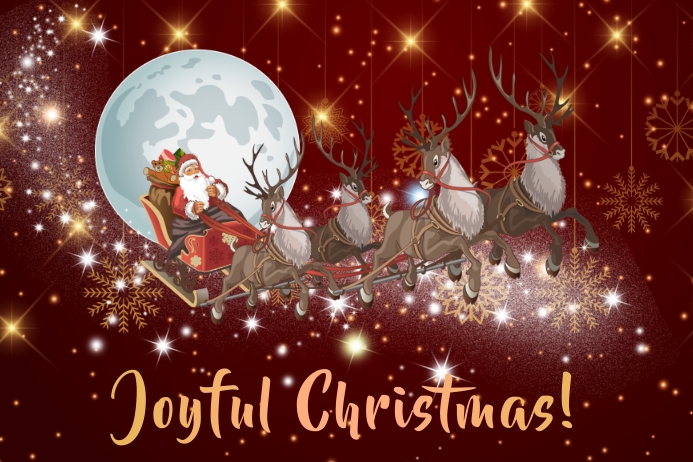 Christmas greetings poster template | PosterMyWall