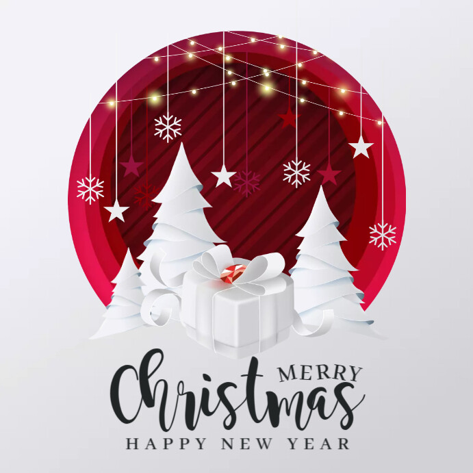 Christmas Greetings Tag Template | PosterMyWall