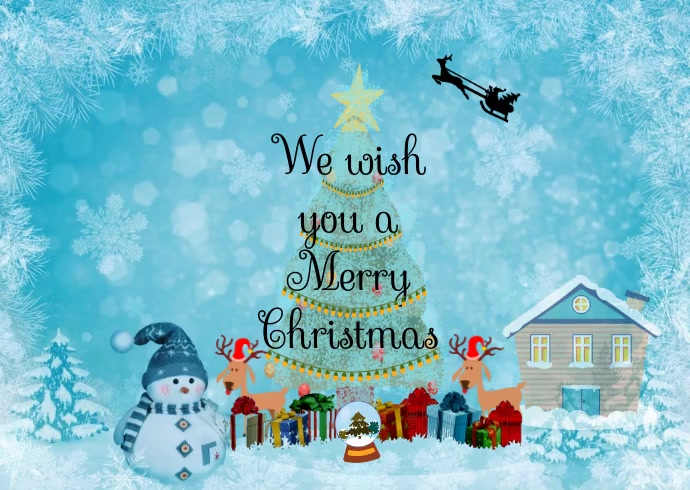 Christmas Greetings Template (1) | PosterMyWall