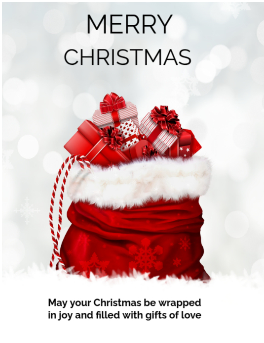 Plantilla de CHRISTMAS HAPPY NEW YEAR | PosterMyWall