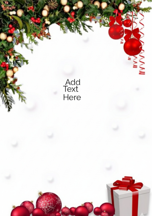 Christmas holiday background Template | PosterMyWall