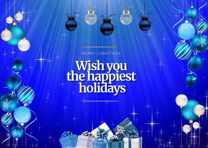 Christmas Holiday Card Template | PosterMyWall