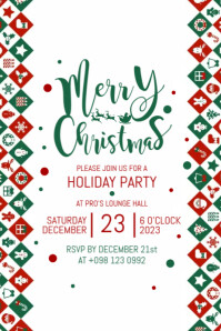 Christmas Party Layout Template | PosterMyWall
