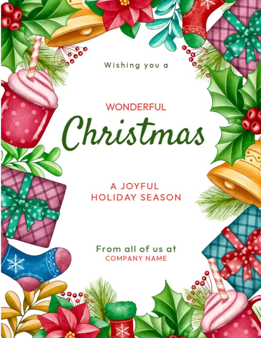 Copy of Christmas Holiday Poster | PosterMyWall