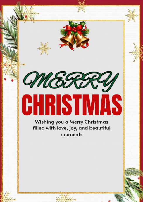 Christmas holiday template | PosterMyWall