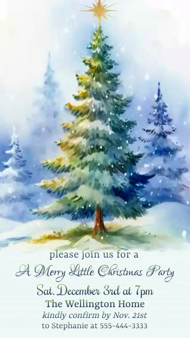 Christmas House Party Invitation Template | PosterMyWall