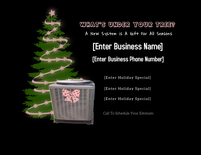 Christmas HVAC Flyer Template | PosterMyWall