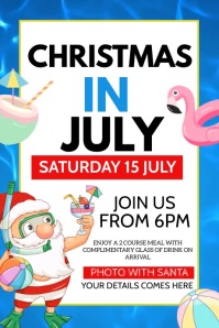 Christmas in July Poster Template | PosterMyWall