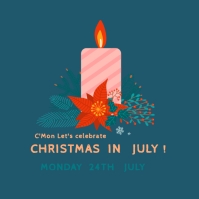 Christmas in July Template | PosterMyWall
