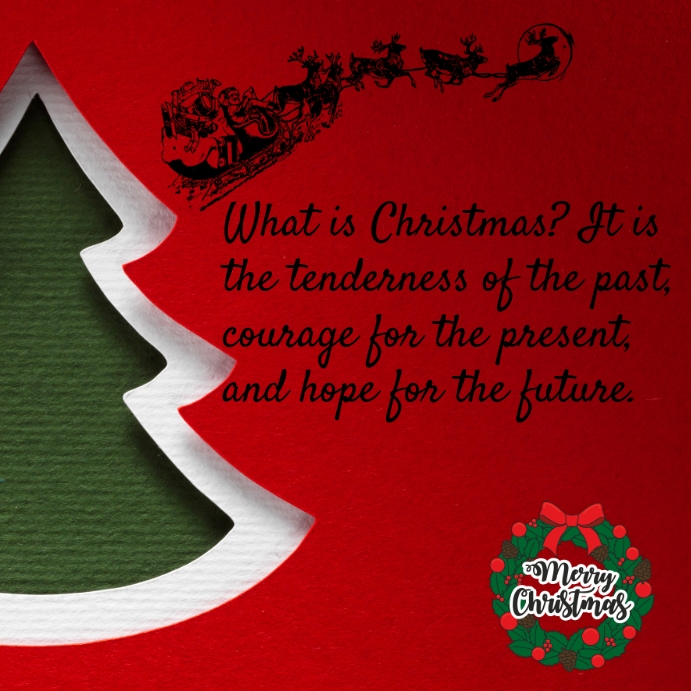 christmas inspirational quote Template | PosterMyWall