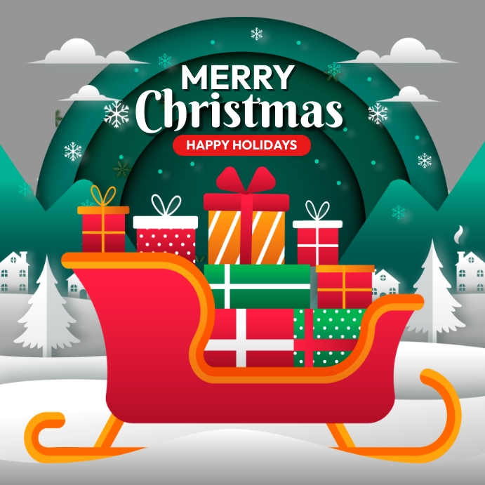 Christmas Instagram Ads Template | PosterMyWall