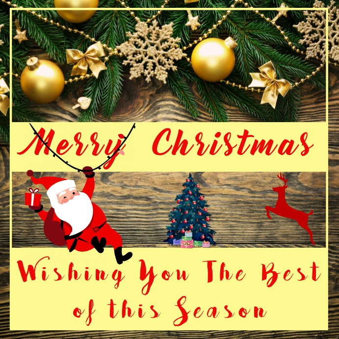 Christmas Instagram Card Template | PosterMyWall