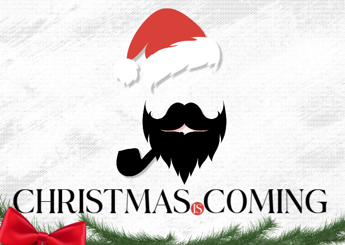 Plantilla de Christmas is Coming | PosterMyWall